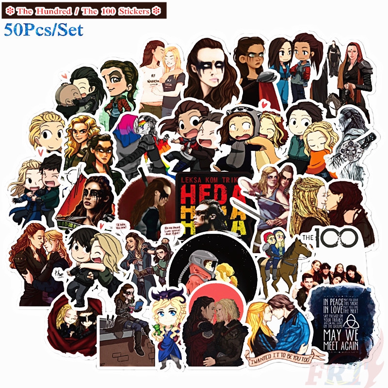 The Hundred / The 100 Stickers A 50Pcs/Set TV Show DIY Luggage Laptop ...