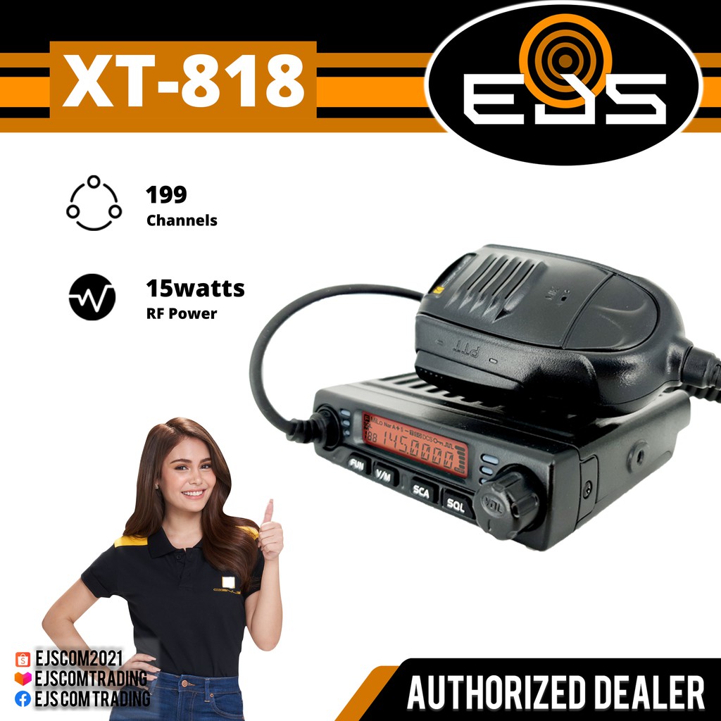 CIGNUS XT-818 MINI BASE RADIO 15WATTS | Shopee Philippines