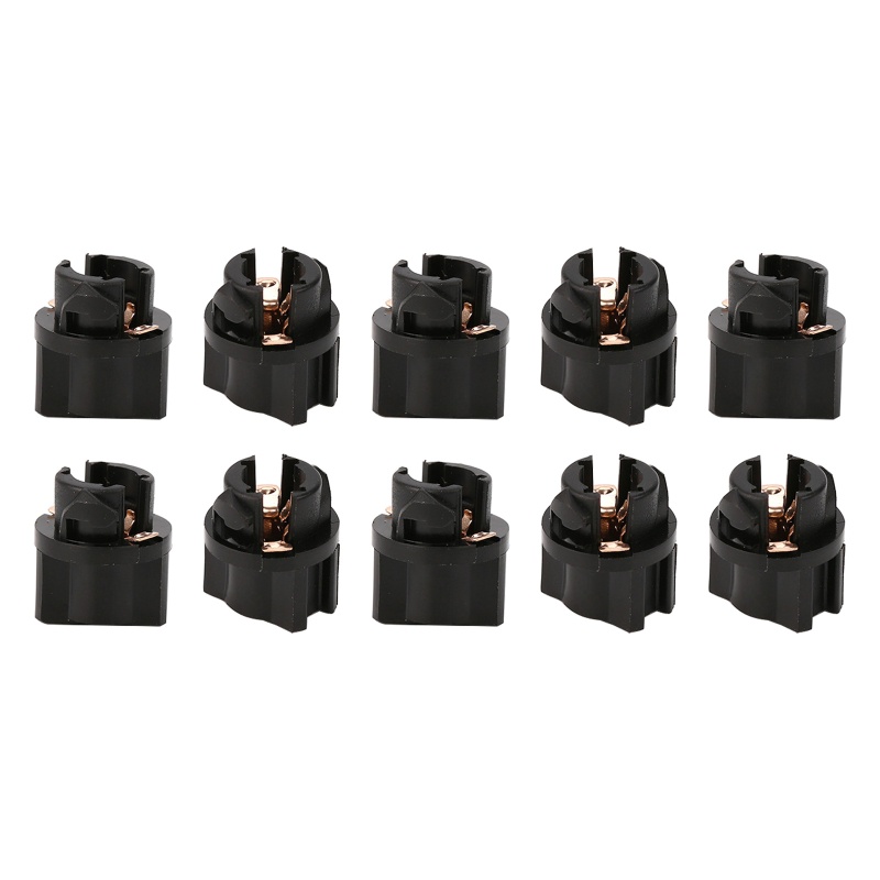 EDB* 10 Pack Signal Lamp T5 Led Twist Socket Dashboard Dash Instrument ...