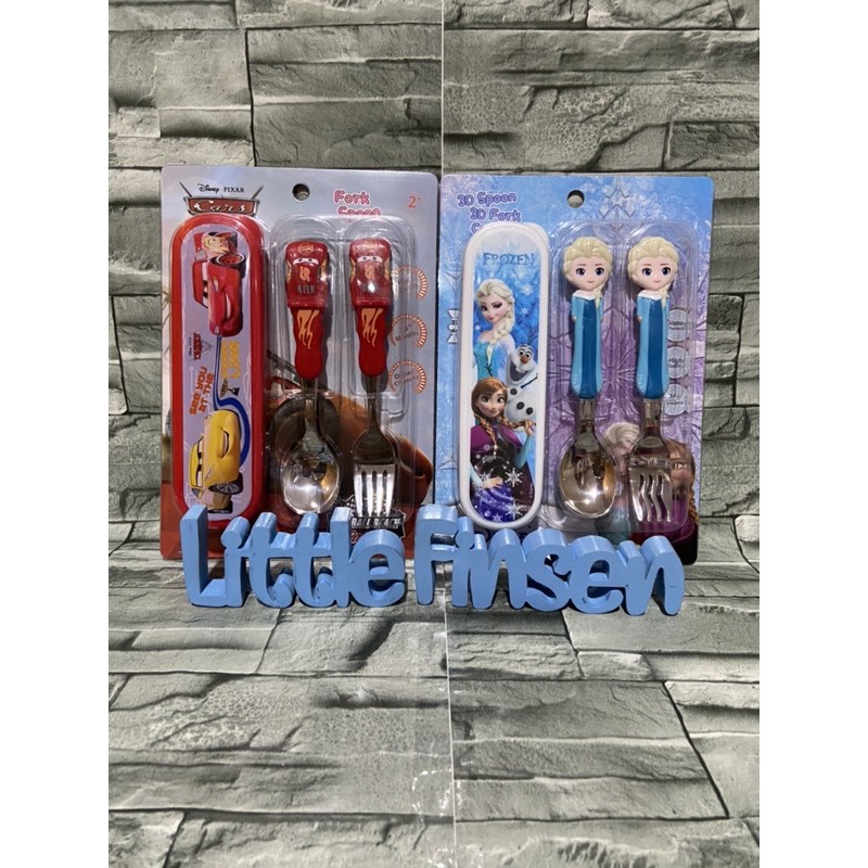 Disney spoon set/disney spoon set+box/3d disney spoon/cutlery set ...