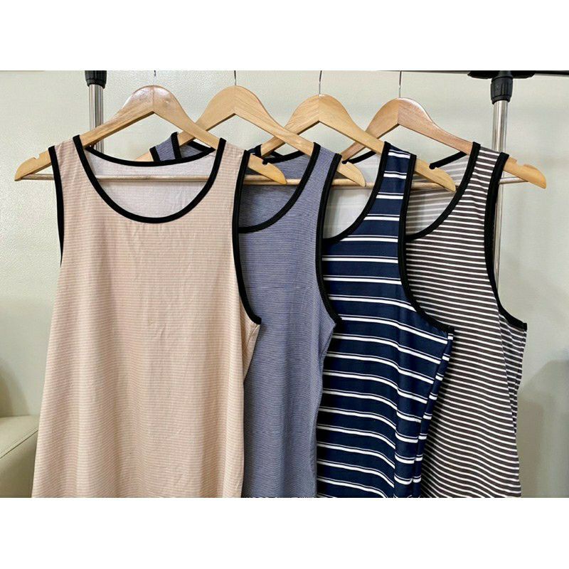 4 PCS ASSORTED COLOR SANDO STRIPES FOR MEN, FIT UP TO LARGE FRAME, HIGH ...