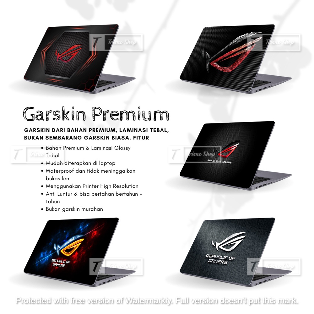 Laptop Sticker | Garskin Laptop | Asus ROG+Laminate | Shopee Philippines