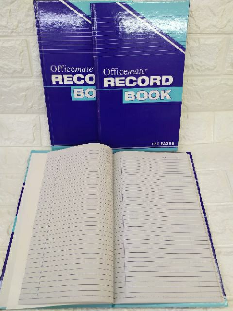 RECORD/LOG BOOK Officemate (150pages) | Shopee Philippines