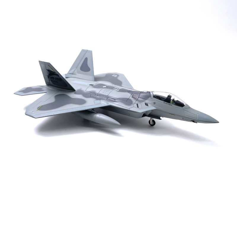 1/100 F22 Raptor Model American Stealth Fighter Raptor F-22 Simulation ...