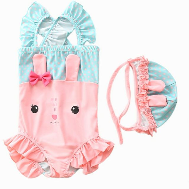 Cute Baby Rabbit Girl Swimwear | Shopee Philippines