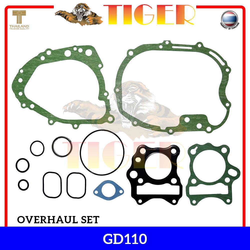 TIGER GD110 Motorcycle Complete Engine Overhauling Gasket Set (100% ...