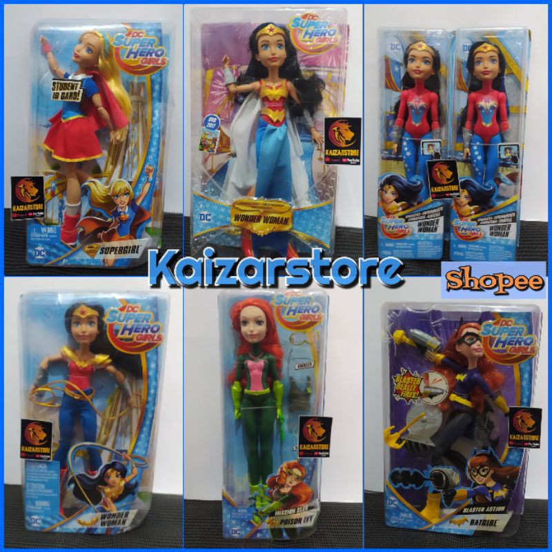 Barbie DC Comics Super Hero Girls Mattel Wonder woman Batgirl Supergirl ...