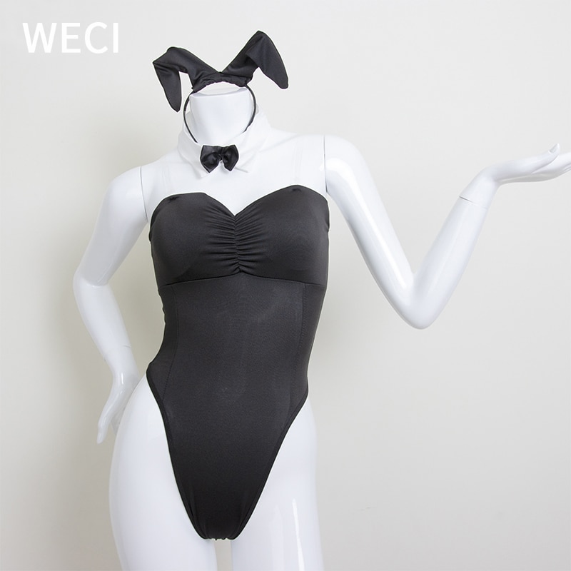【ready Stock】weci Sexy Bunny Girl Outfit Reverse Body Suit Cosplay Rabbit Costume For Girls