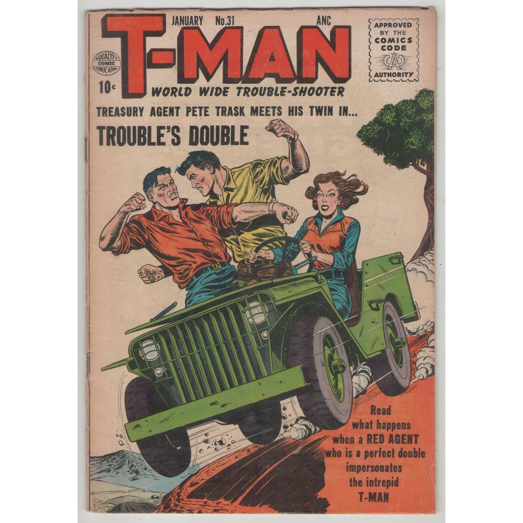 T-Man 31 (1956) 1950's comic books! | Shopee Philippines