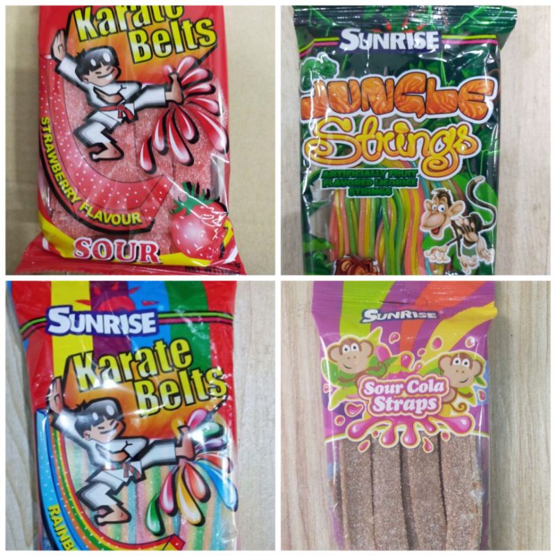 Rainbow belt ( gummy candy ) karate belt sunrise brand and jungle ...