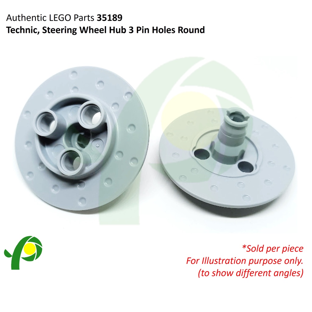 LEGO Parts 35189 Technic Steering Wheel Hub 3 Pin Holes Round | Shopee ...