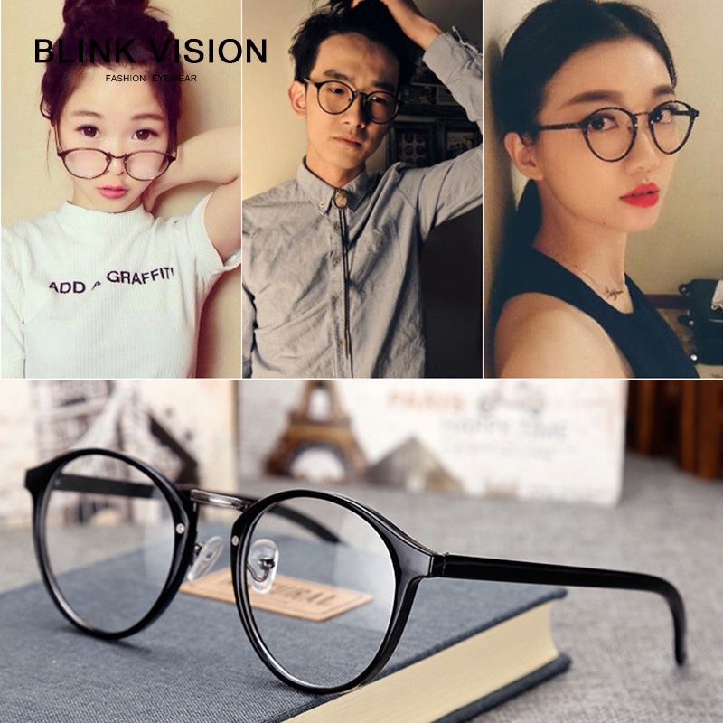 New Round Frame Retro Male and Female Students High Quality Glasses ...