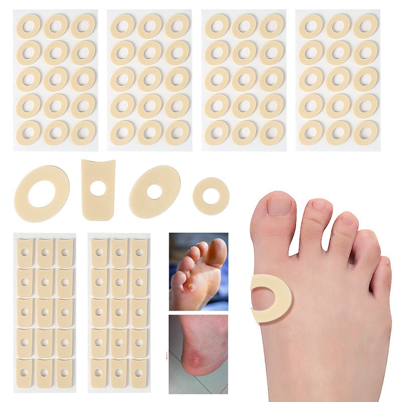 Toe Foot Protectors Pads Bunion Callus Cushions Shoes Heel Pad 15PCS ...