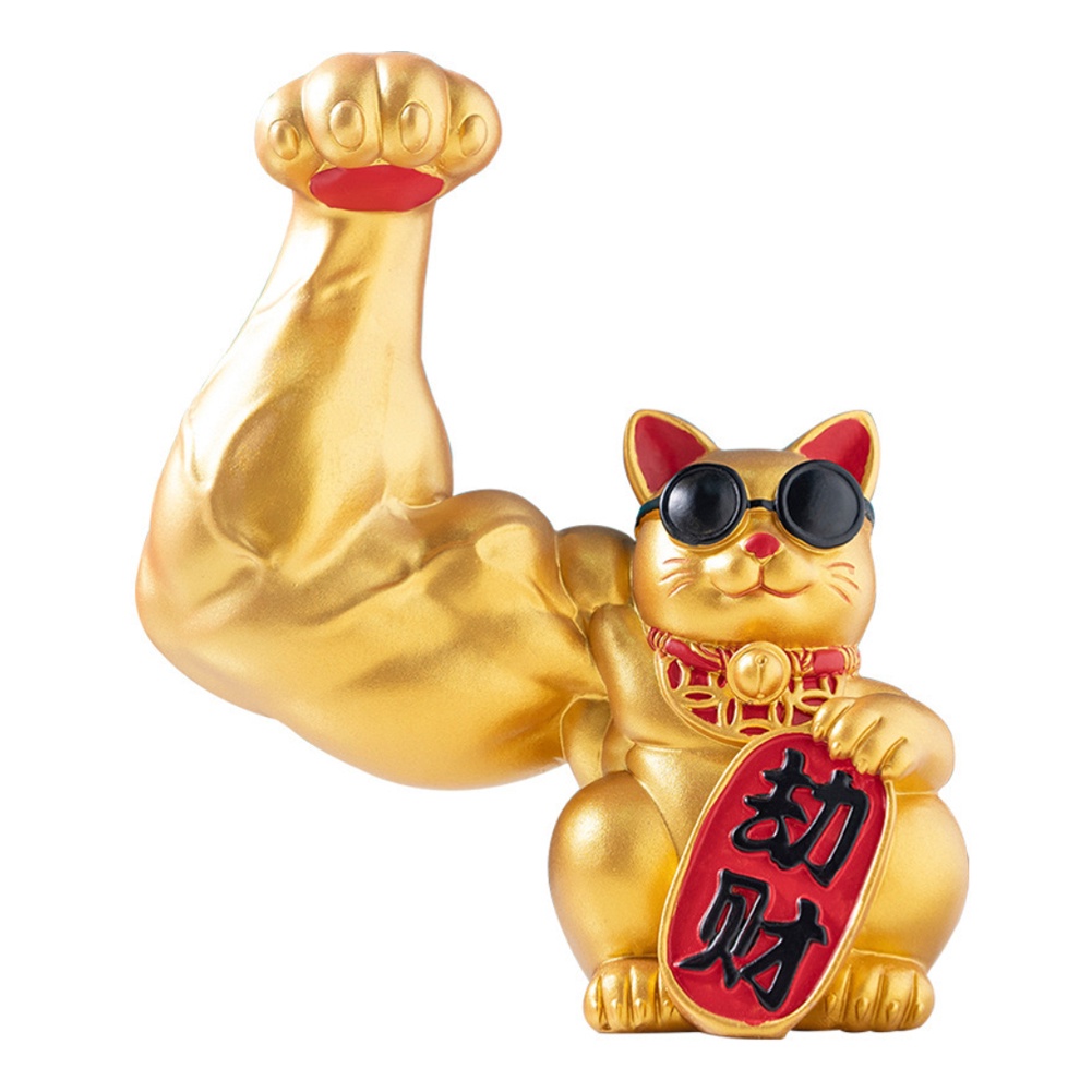 Wave Hand Cat Maneki Neko Lucky Cat Solar Waving Cats Good Luck For Car ...