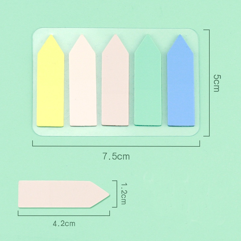 200PCS Colorful Sticky Note Memo Pad Lable Sticker Bookmarks Notepad ...