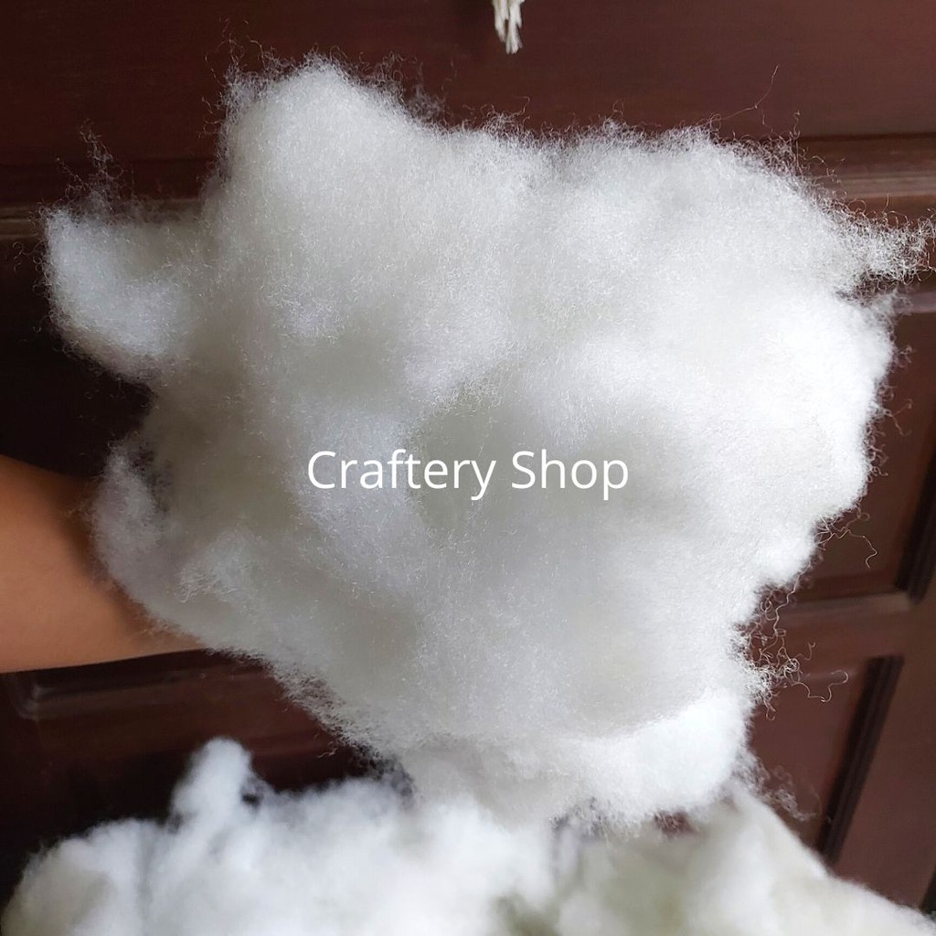 Polyester Pillow Filling Fiber Filling 100grams | Shopee Philippines