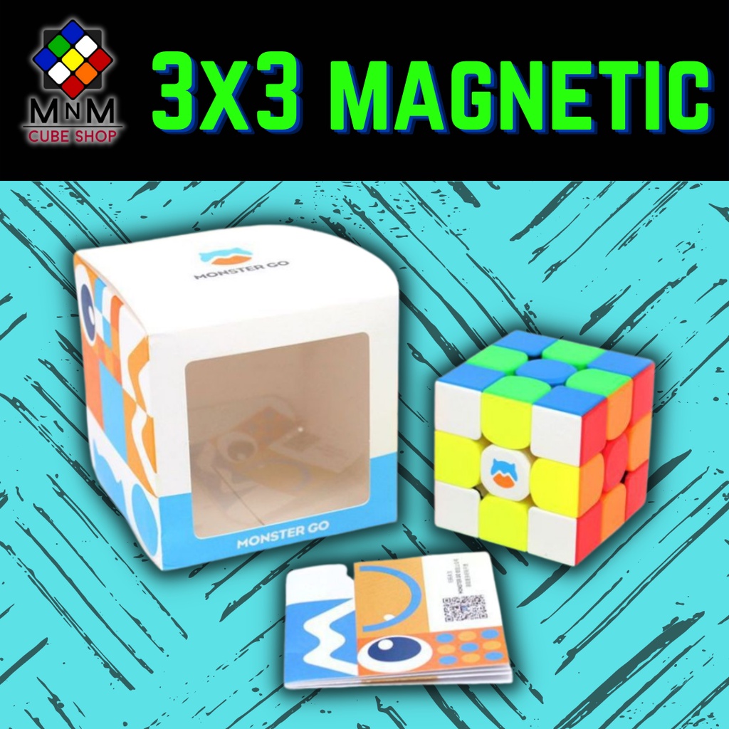 Magnetic v2 Gan Cube Monster Go MG356 3x3 ( Magnetic , Standard, Rainbow, Cloud , UT MIRROR ...