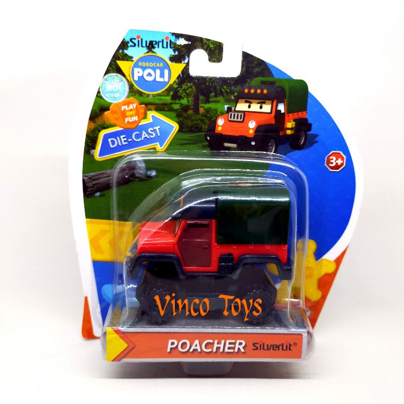 Diecast Robocar Poli Original Silverlit Musty Mini Benny Rody School B ...