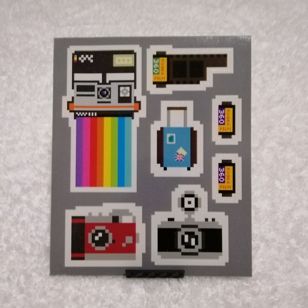 Pixel Photographer Sticker Set | Shopee Philippines