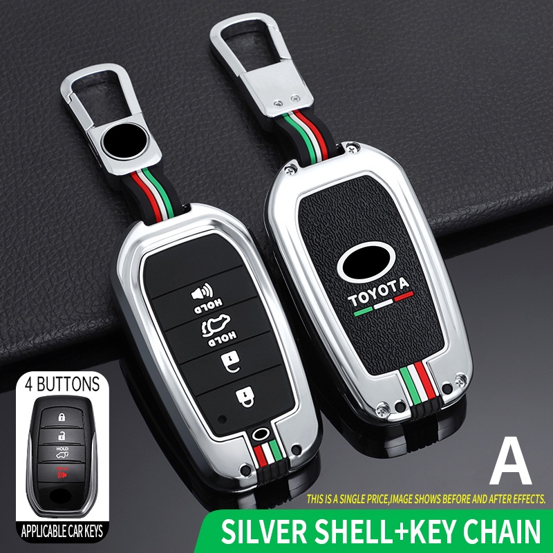 Zinc Alloy Car Key Case For TOYOTA Camry RAV4 HIGHLANDER LAND CRUISER ...