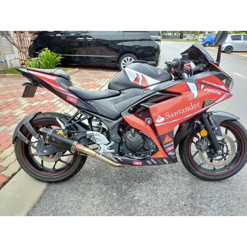 Yamaha R25 V1 Body Sticker Decals | Shopee Philippines