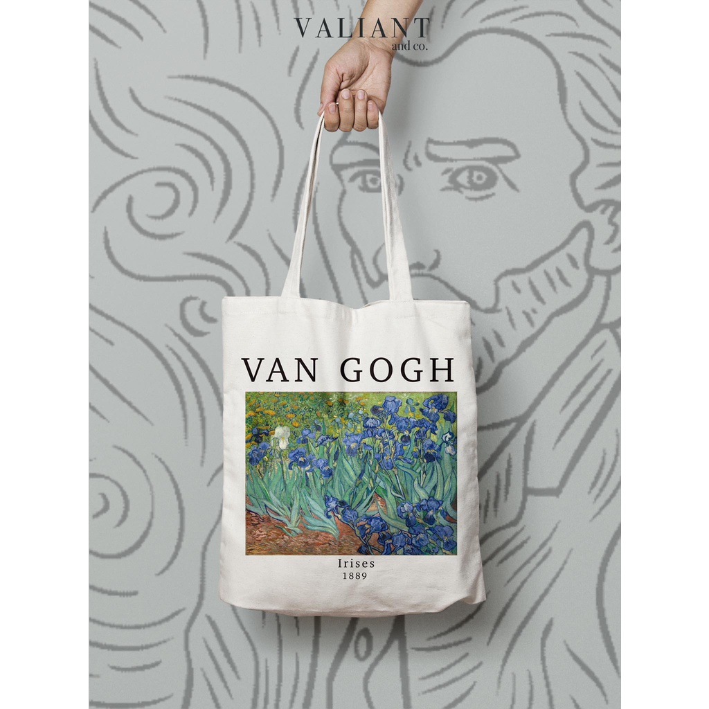 Van Gogh Painting Tote Bags Canvas Bag | Shopee Philippines