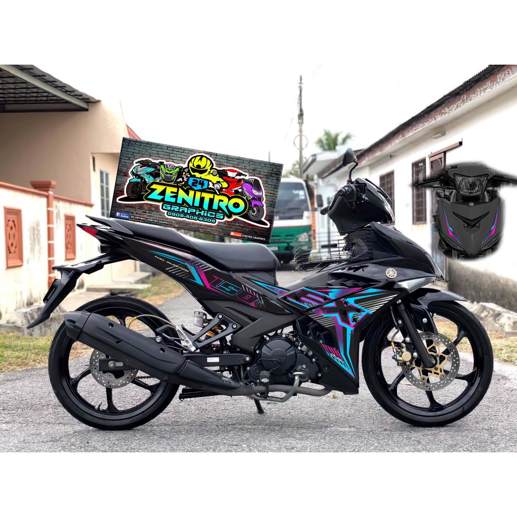 EXCITER 150 MALAYSIA DECALS FOR SNIPER 150 V1/V2 (DUAL COLORWAY ...