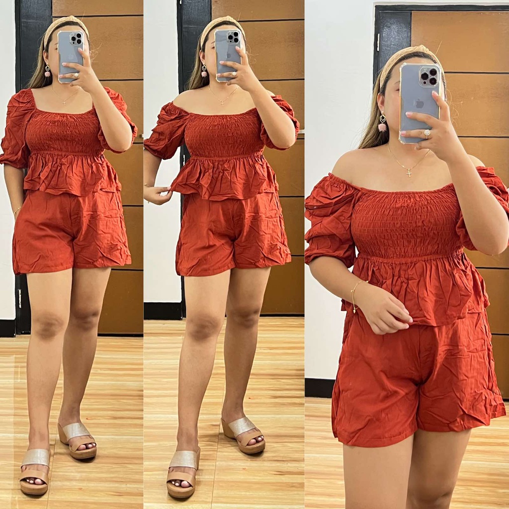 STEPHANIE SMOCKING SET REGULAR SIZE S-L BY TAYTAYSIGNATURE | Shopee ...