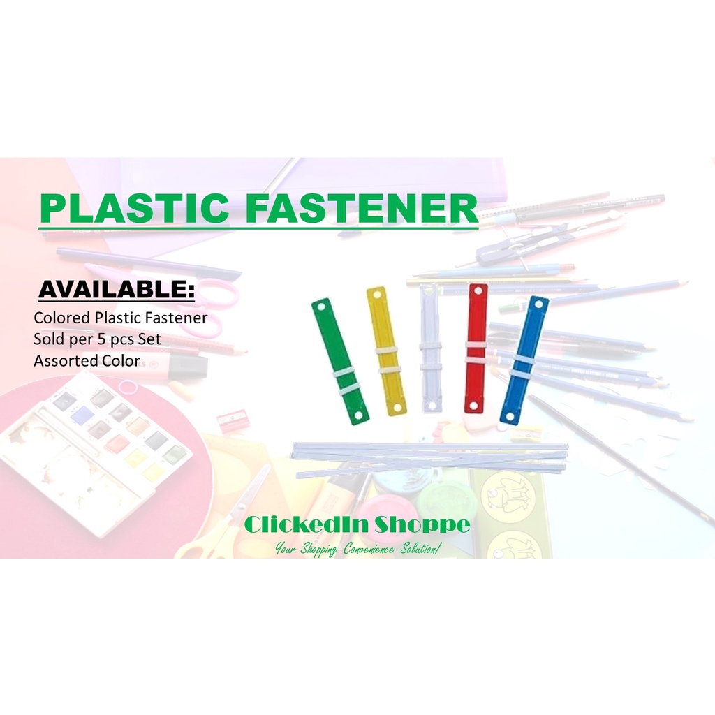 Plastic Fastener Sold per 5 pcs Set | Shopee Philippines