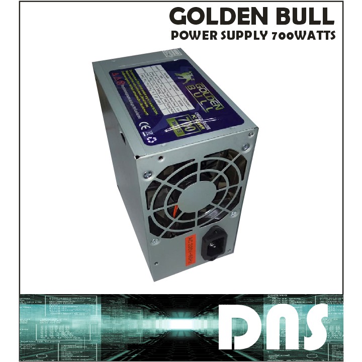 GOLDEN BULL GENERIC POWER SUPPLY 700 WATTS FOR ATX / GENERIC PSU / FREE ...