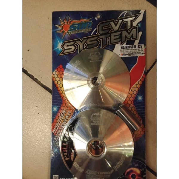 SUN RACING PULLEY SET WITH DRIVE FACE FOR MIO SOUL I 125/MIO M3/MIOI ...