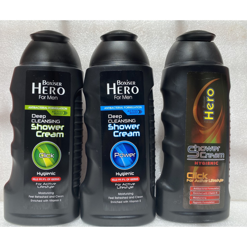 Boxiser HERO for Men Deep Cleansing Antibacterial Deodorant Shower ...