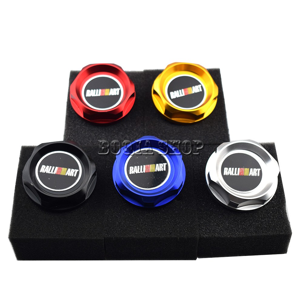 Ralliart Racing Engine Oil Cap Oil Fuel Filler Cover Cap For Mitsubishi ...