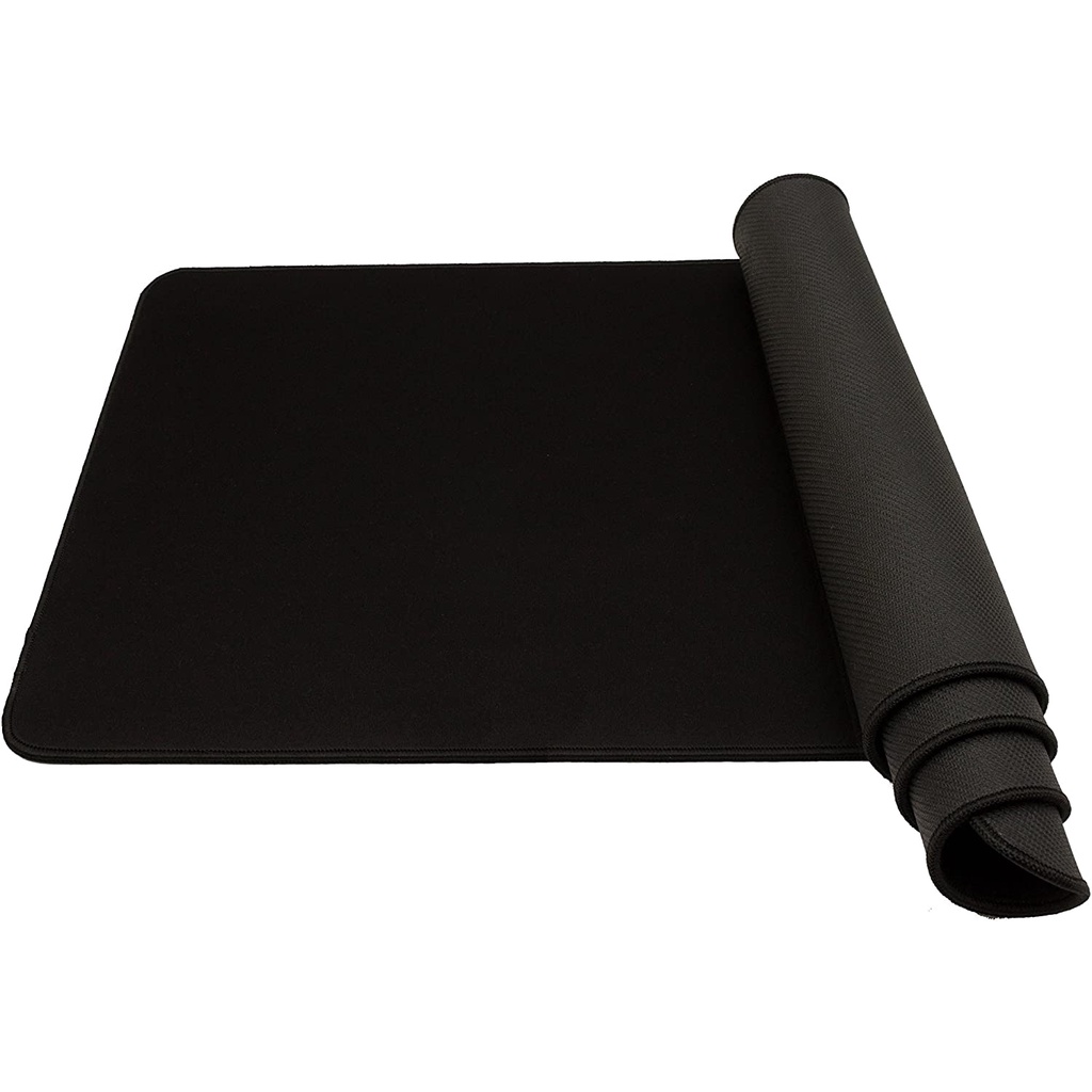 Plain Black Extended Gaming Mouse Mat/Pad - Xl Large, Wide (Long) Pad ...