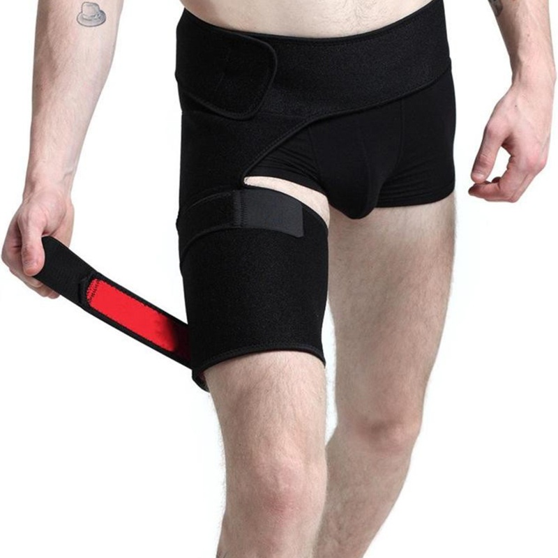 RUN Hip Brace Groin Wrap for Sciatica Pain Relief Thigh Hamstring ...