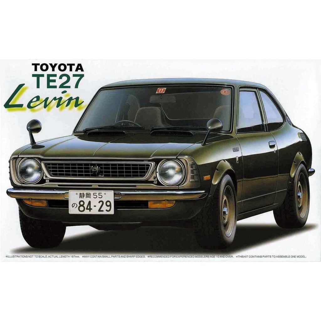 Fujimi 1/24 Toyota Levin TE27 '72 | Shopee Philippines