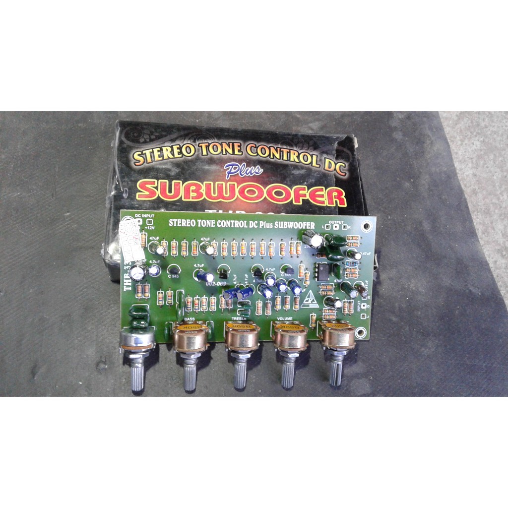 Kit Tone Control Stereo Subwofer 12volt THB339 | Shopee Philippines