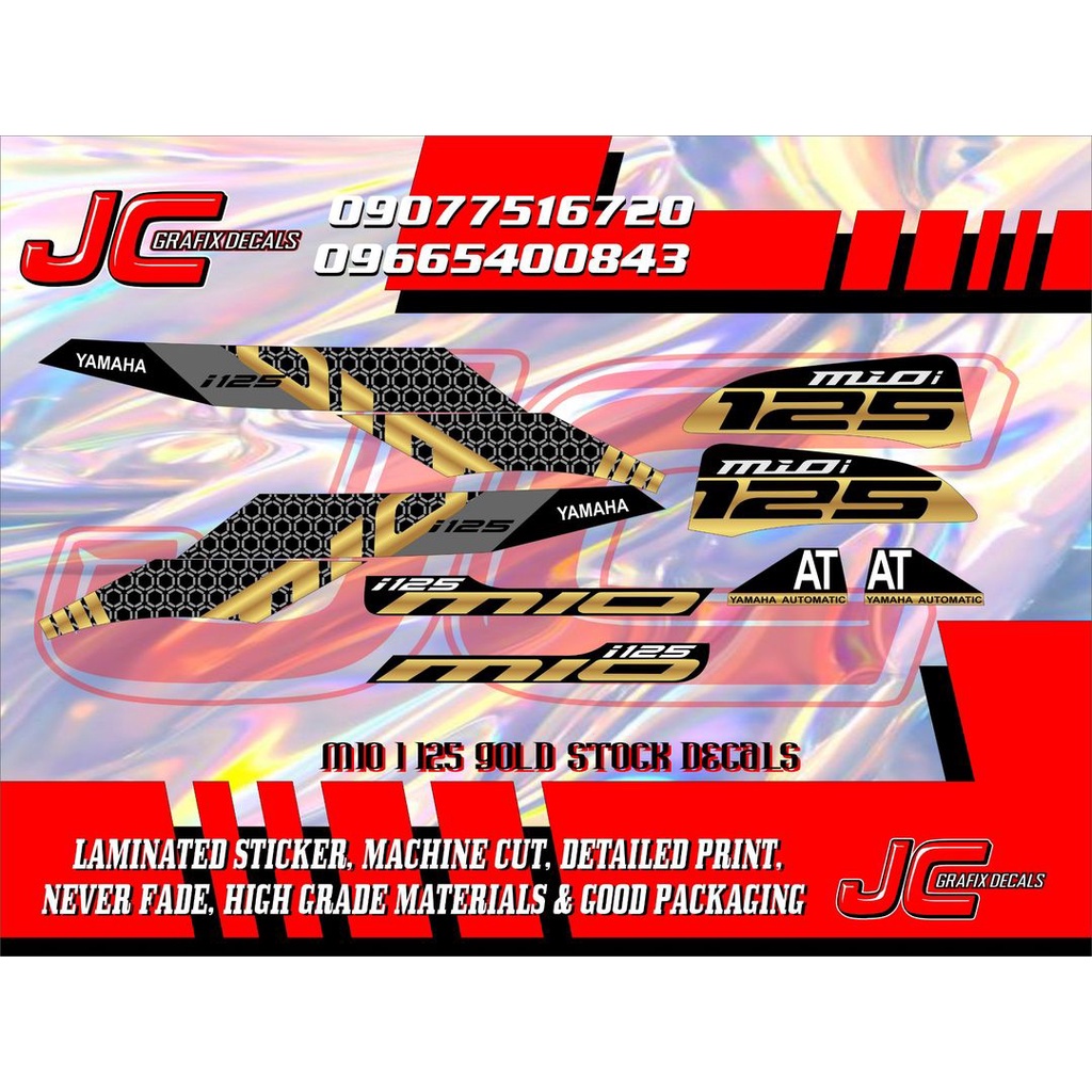 Yamaha Mio i 125 M3 Concept Decals | Shopee Philippines