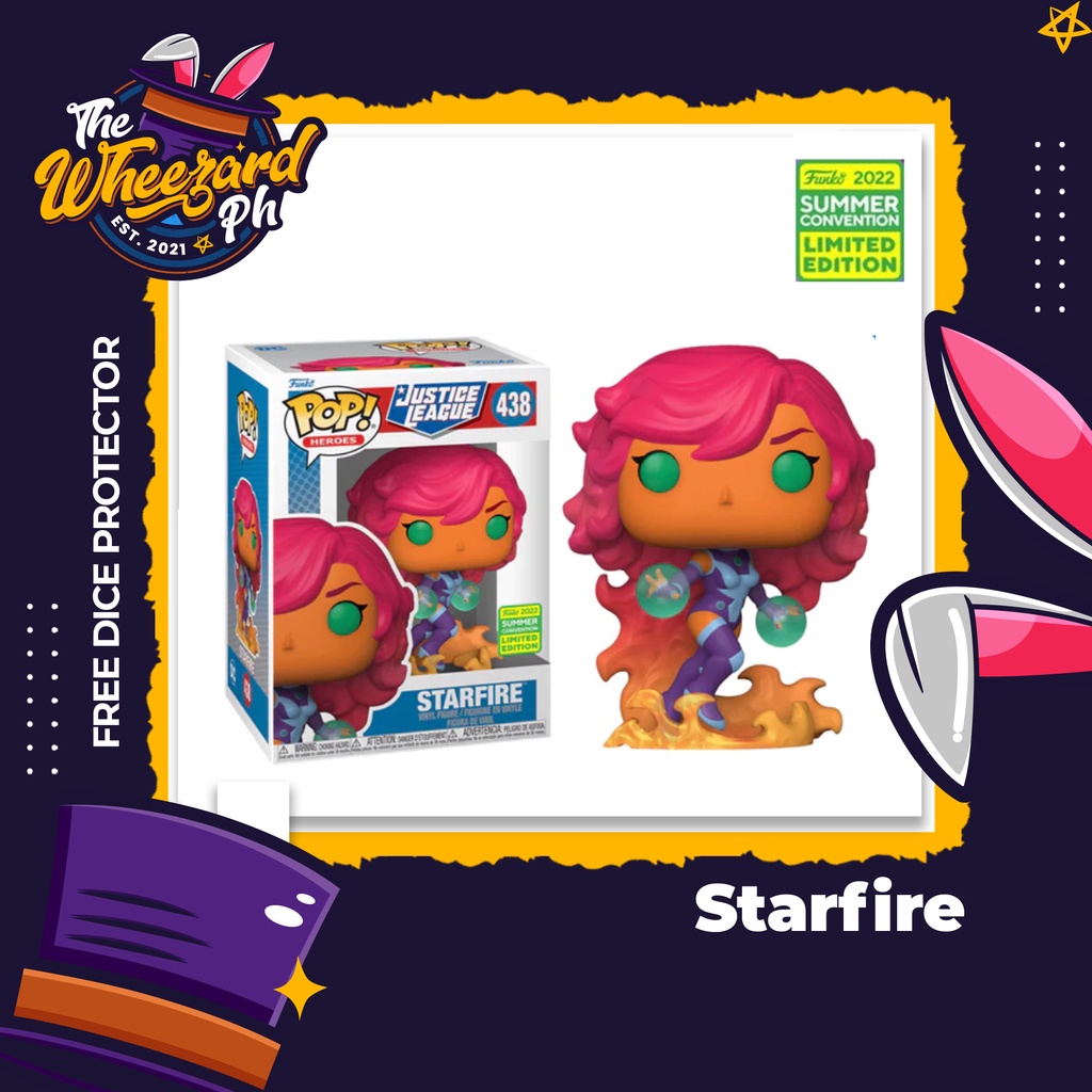 Funko Pop! DC: Justice League - Starfire (Summer Convention 2022) with ...