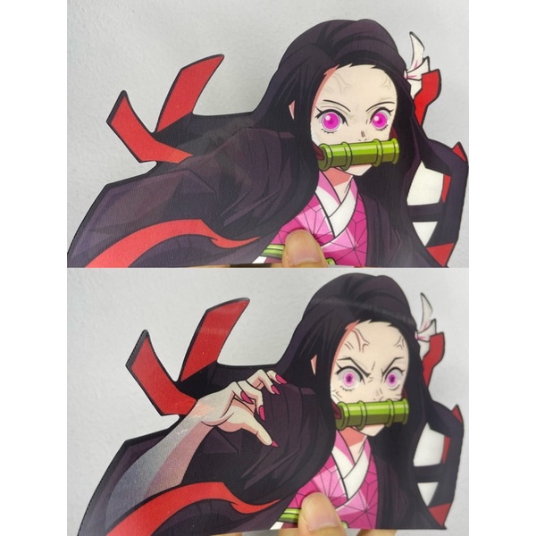 Demon Slayer 3D Motion Stickers Adhesive Nezuko Kamado Stickers ...