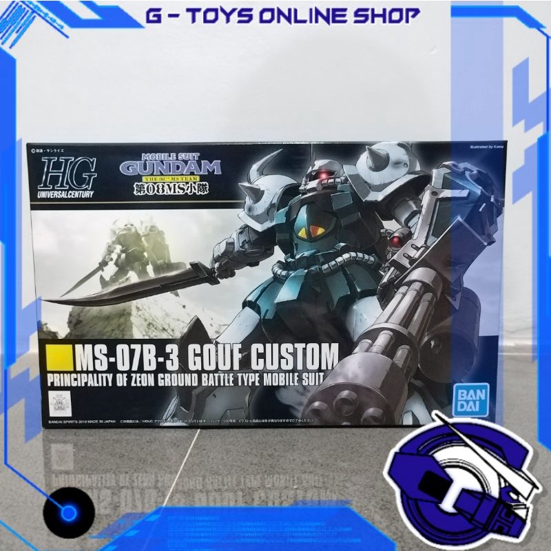 HGUC 1/144 MS-07B-3 Gouf Custom (Ground Battle Type) | Shopee Philippines