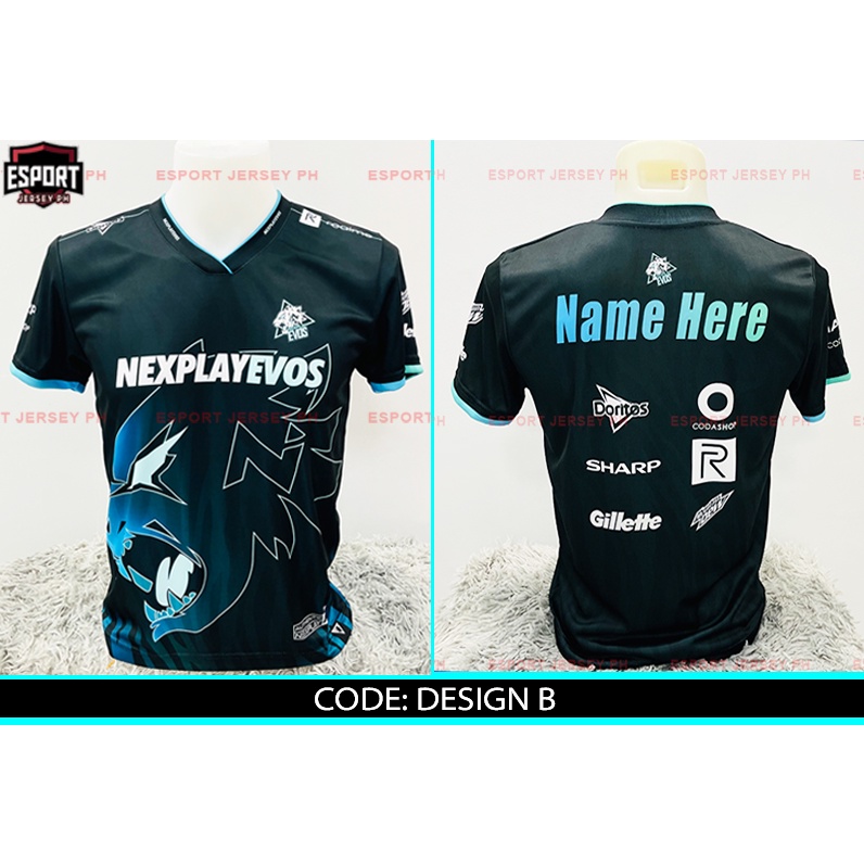 NXP EVOS NEXPLAY ESPORT JERSEY MPLS8 FREE PERSONALIZE NAME | Shopee ...