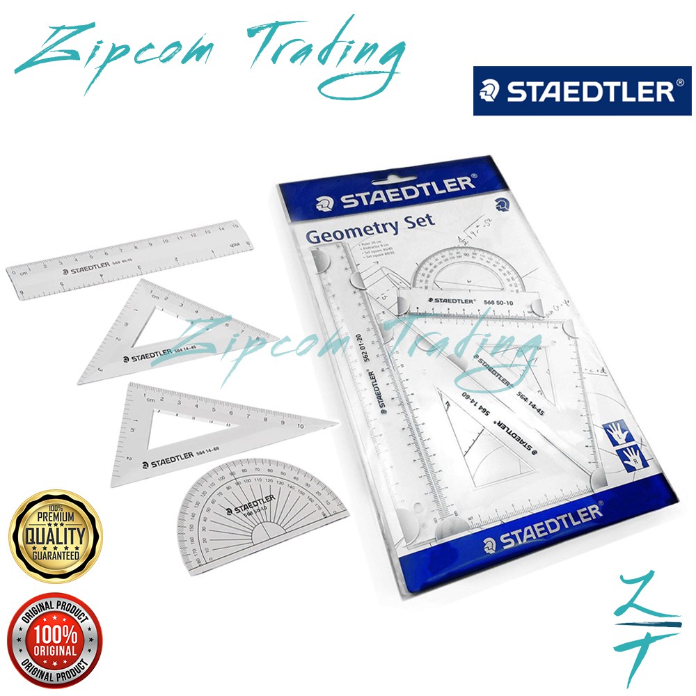 STAEDTLER Geometry Set Of 4 (569-0 WP4) | Shopee Philippines
