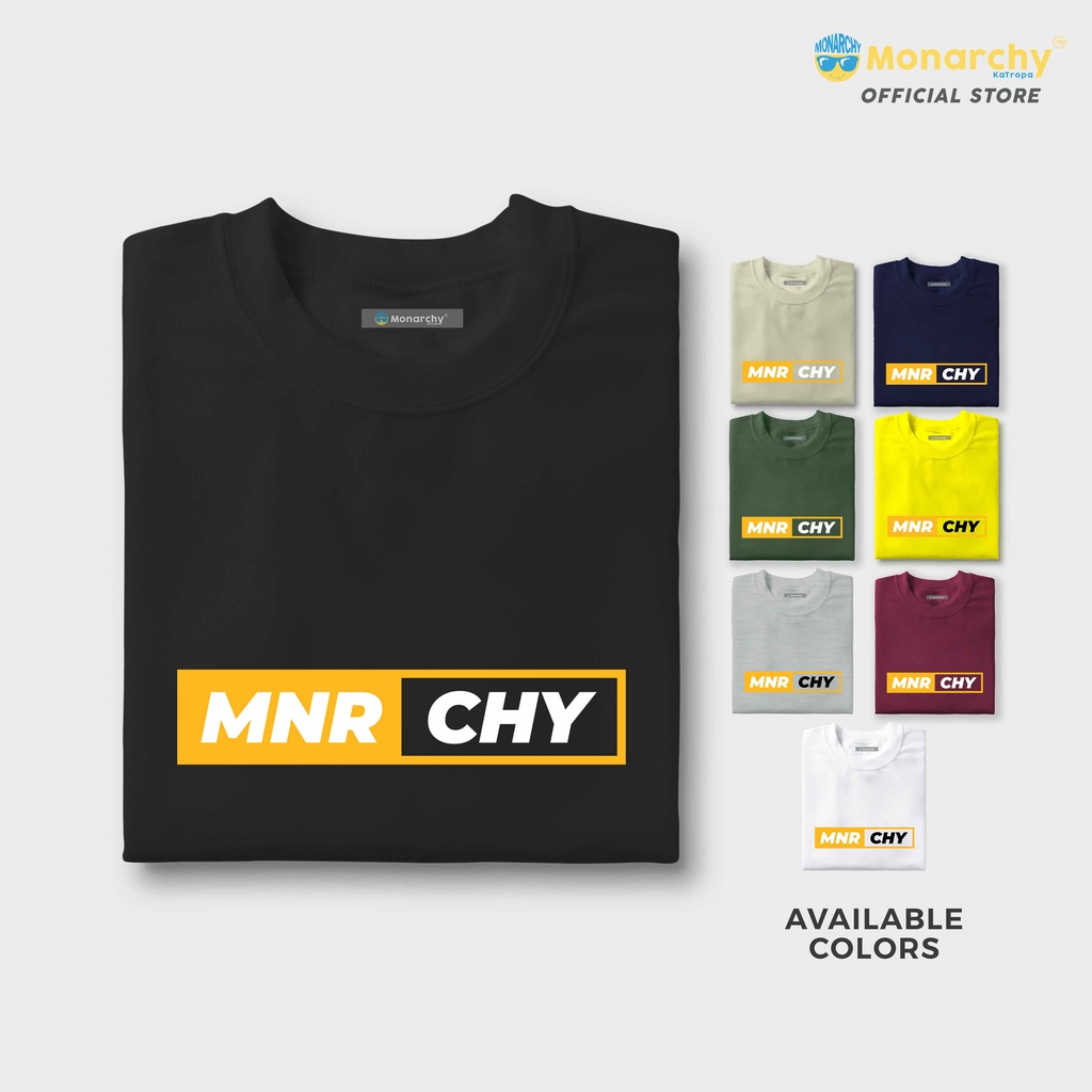 Monarchy Official Logo Tee Vol.5 Half T-Shirt Shirts For Men And Women ...