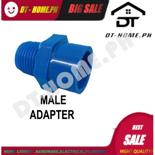 PVC Blue Pipe Fittings 1/2" Elbow /Tee /Coupling /Female Adapter/Male ...