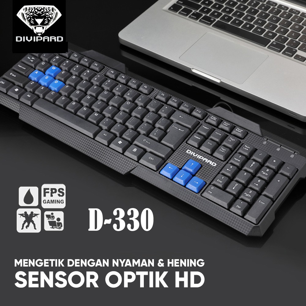ilovepilipinas# Wired Gaming Keyboard Divipard For Computer Laptop D330 ...