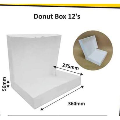5pcs DOUGHNUT BOX /DONUT BOX (Fit for 12pcs donuts) | Shopee Philippines