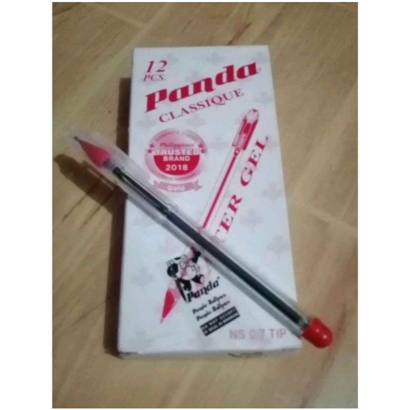 1 box panda classique original water gel ball pen 12 pcs in 1 box ...