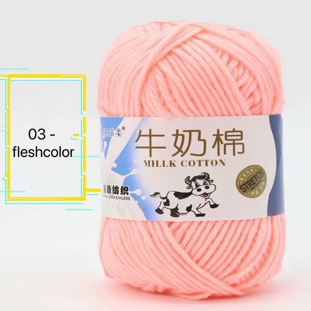 5 Plys 50g Smooth Milk Fiber Knitting Wool Crochet Yarn Milk Cotton Hand Knitted Yarn | Shopee ...