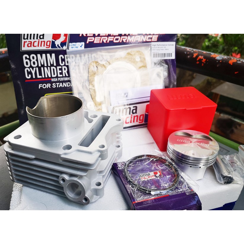 UMA RACING CERAMIC CYLINDER BLOCK KIT RAIDER150 68mm for STANDARD HEAD ...